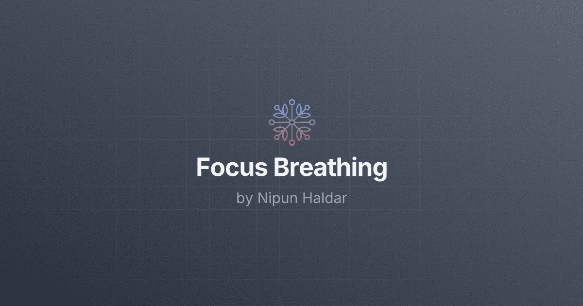 Focus Breathing